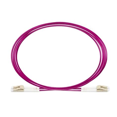 Patch Cord De Fibra Lc Upc Lc Upc Multimodo Om4 Duplex 5mts Lszh Jacket 3 0mm Violeta Tectel