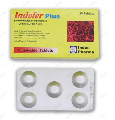 Indofer Plus Tablets 4x5s Buy Online At Dvago®