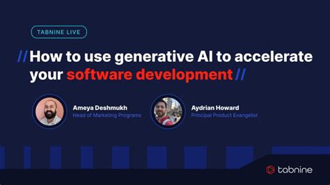 Tabnine On Linkedin Tabnine Live How To Accelerate Your Sdlc With Ai