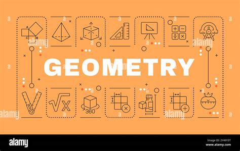 Geometry Orange Word Concept Stock Vector Image And Art Alamy