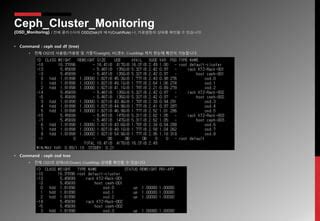 TechTalk Ceph Cluster Monitoring Dashboard Overview PPT