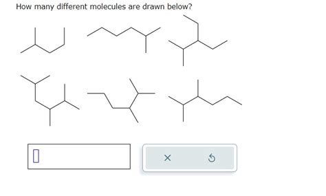 Solved How Many Molecules Are Drawn Below How Many