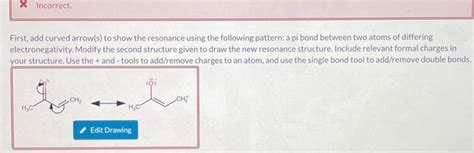 Solved Draw Resonance Structures For The Following Chegg
