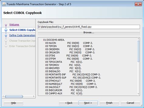 Tuxedo Mainframe Transaction Publisher