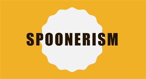 Spoonerism Day July 22 2026