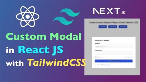Pradip Debnath On Linkedin Create Custom Modal In React With Tailwind Css Modal In Nextjs With