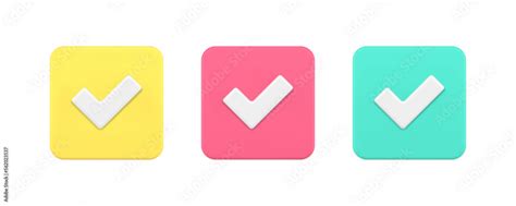 done check mark squared button agreement checkbox checklist correct