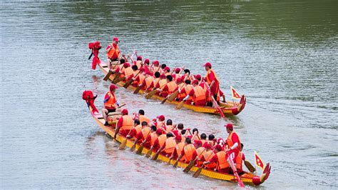 Dragon Boat Race Held In East China To Mark Dragon Boat Festival The
