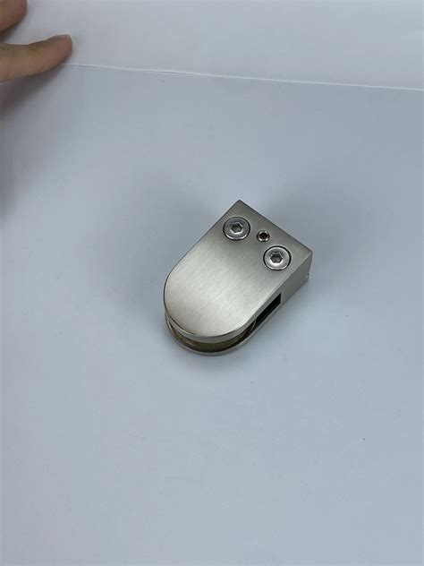 Stainless Steel Semicircular Moveable Glass Clamp Glass Fastener Clamp