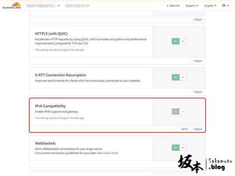 Cloudflare 如何關閉 Ipv6 Compatibility Sakamoto Blog 探究科技未知領域