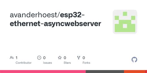 GitHub Avanderhoest Esp Ethernet Asyncwebserver