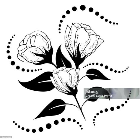 꽃 구성은 섬세한 꽃과 꽃 봉오리의 가지가있는 섬세하고 꽃 무늬 배경입니다 손 그림 양식화 된 장식 초대장 카드 포스터 전단지