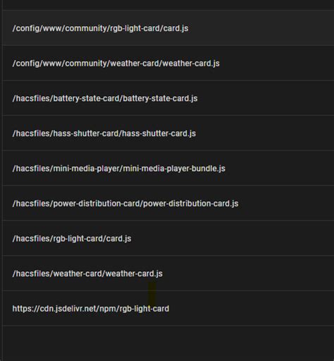 Custom Cards Are Not Displayed In Lovelace Configuration Home Assistant Community