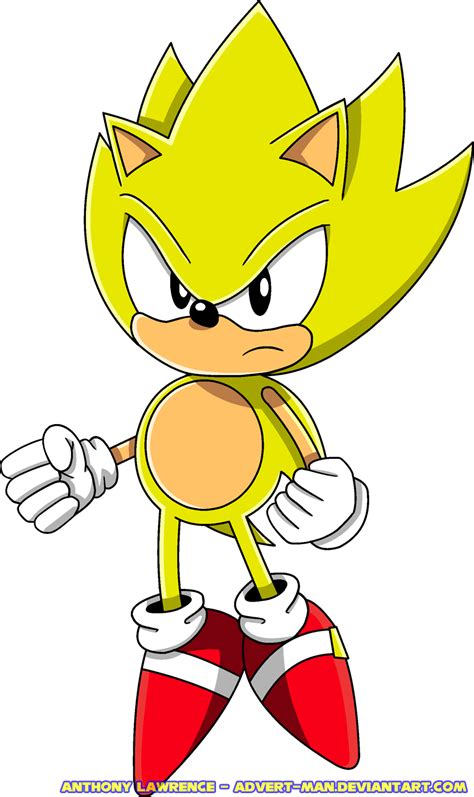 Classic Super Sonic By Advertman On Newgrounds