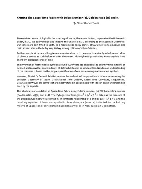 Knitting The Space Time Matrix Pdf Nuclear Force Proton