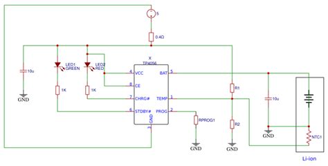 Tp4056 Schematic Resources Easyeda