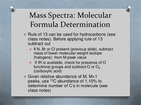 Mass Spectroscopy And Nmr Spectroscopy