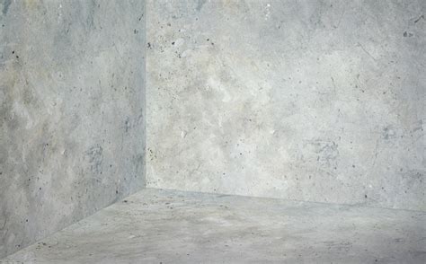 표시 또는 광고 미디어 비즈니스 프레 젠 테이 션에 대 한 제품의 몽타주를 위한 스튜디오 공간을 모의 회색 콘크리트 벽과 바닥 배경 코너 룸 빈 벽에 대한 스톡 사진 및