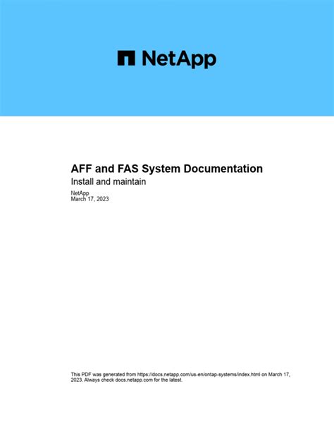 aff and fas system documentation 1 pdf network switch computer