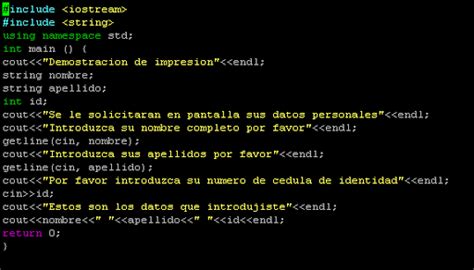 Imprimir En C ~ Uso De Iostream
