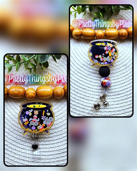 Witches Brew Cauldron Shaker Sisters Reel Shakerwitches Badge Reel