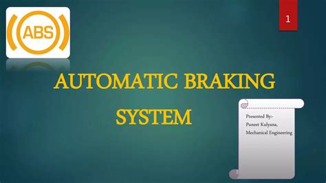 automatic braking system pptx radio control hobbies and interests