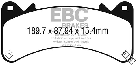 Ebc Ud1910 Ultimax Premium Oem Replacement Disc Brake Pad Set