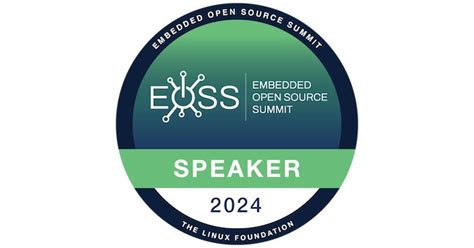 speaker embedded open source summit 2024 was issued by the linux