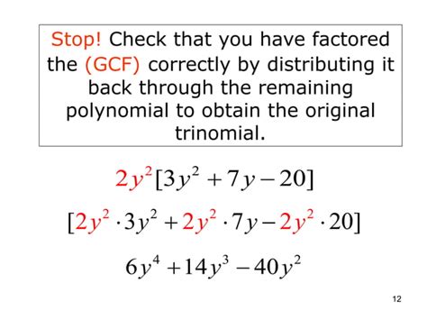 Complete Factoring Rules In Grade 8 Mathppt