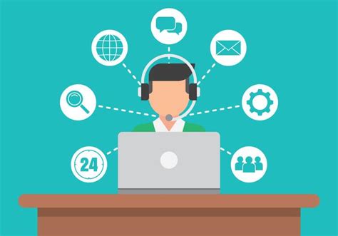 Call Center Service Icons Set 160249 Vector Art At Vecteezy