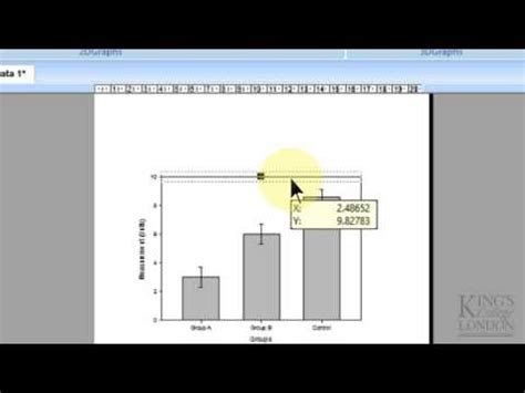 Creating And Analysing A Simple Bar Graph In SigmaPlot Video Summary And Q A Glasp