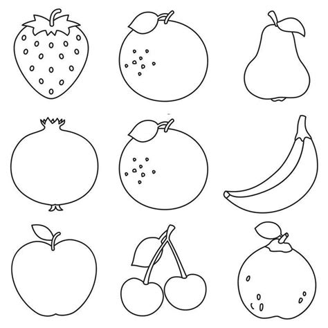 Фрукти та овочі для розмальовки 🥕🍓 Pepe Lt