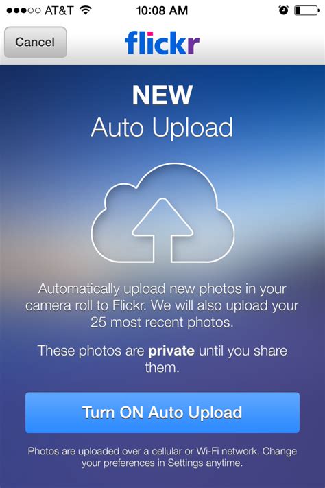 flickr adds automatic photo uploads to ios app macworld