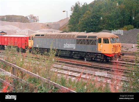 Buxton Uk 16 September 2020 An Old Diesel Locomotive Class 56 At