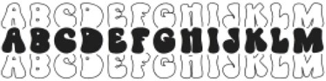 BFC Retro Stacked Regular Otf 400 Font Decorative Displa What Font Is