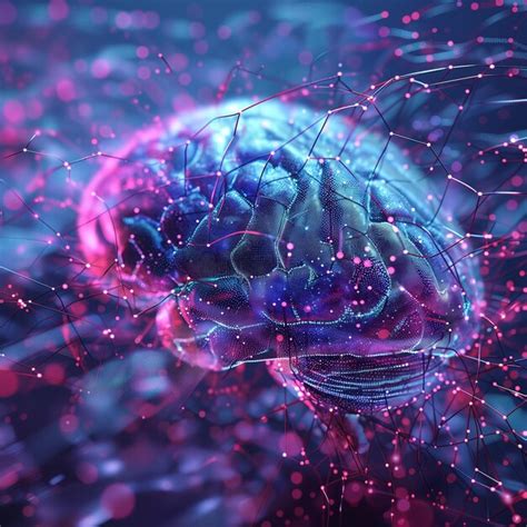 Premium Ai Image Neural Network Transforming Into Human Brain 3d Rendering Generative Ai