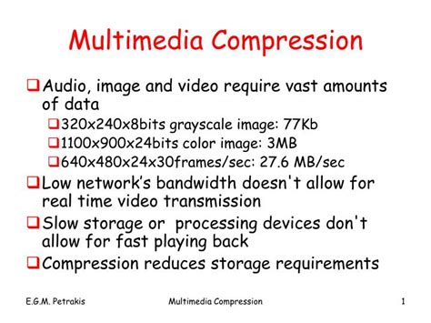 Ppt Multimedia Compression Powerpoint Presentation Free Download
