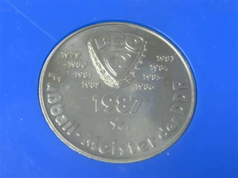 Medaille Bfc Dynamo Fußballmeister Der Ddr 1987 750 Jahre Berlin