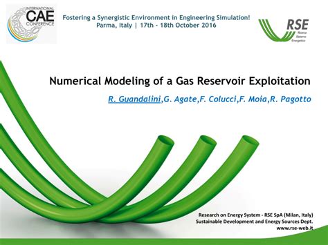 PDF Numerical Modeling Of A Gas Reservoir Exploitation