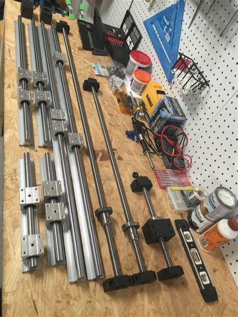 New Linear Rails And Screws Arrived Cnc V2 Is On Its Way Hobbycnc