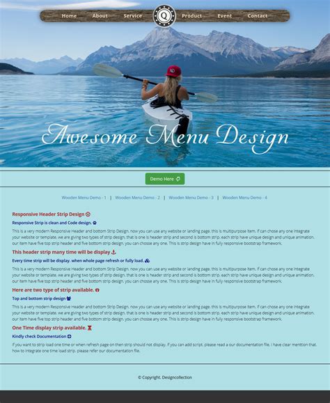 Slick Responsive Navbar Design By Designcollection CodeCanyon
