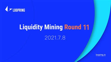 Loopring L2 Liquidity Mining Round 11 By Loopring Loopring Protocol Medium