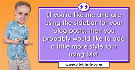 How To Customize Sidebar In Divi