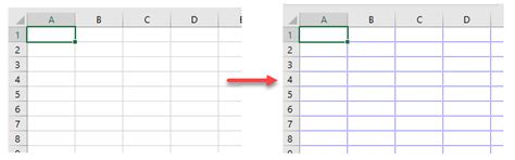 Change Gridline Cell Border Color In Excel Google Sheets Automate Excel