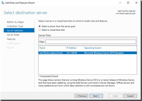 install a secondary domain controller using install from media ifm