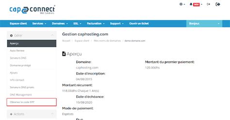 How To Get The Epp Code For Domain Name Transfer