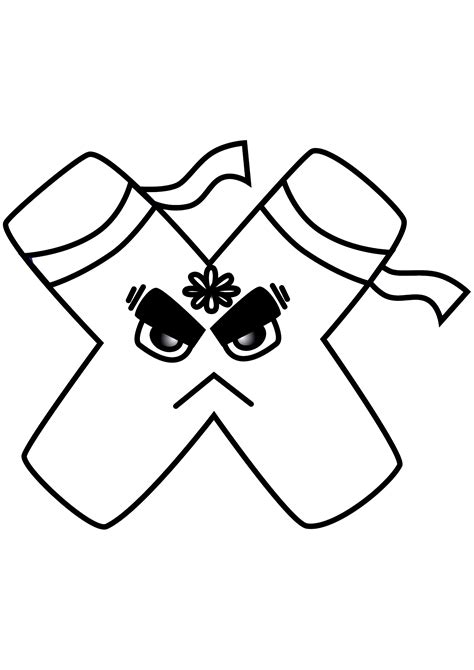 Раскраска № 5053 Алфавита Лор Alphabet Lore скачай или рисуй на сайте