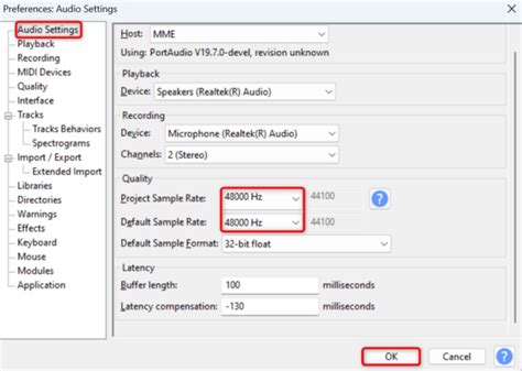 how to fix audacity s “error opening sound device” issue