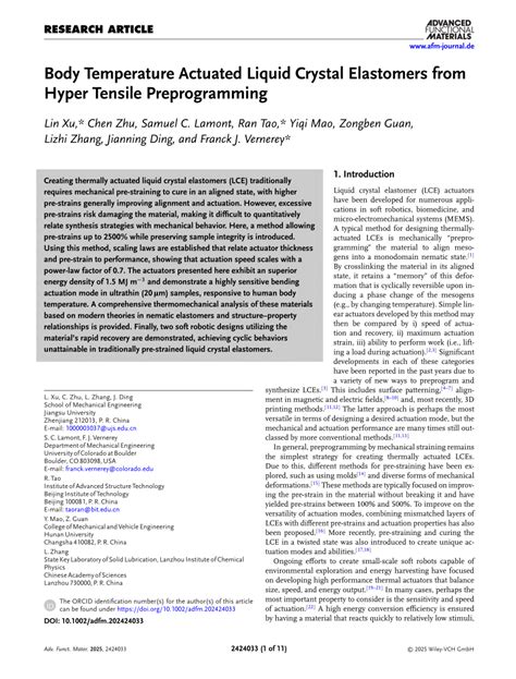 Body Temperature Actuated Liquid Crystal Elastomers From Hyper Tensile Preprogramming