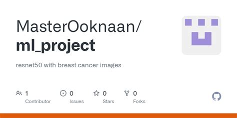 GitHub MasterOoknaan Ml Project Resnet With Breast Cancer Images